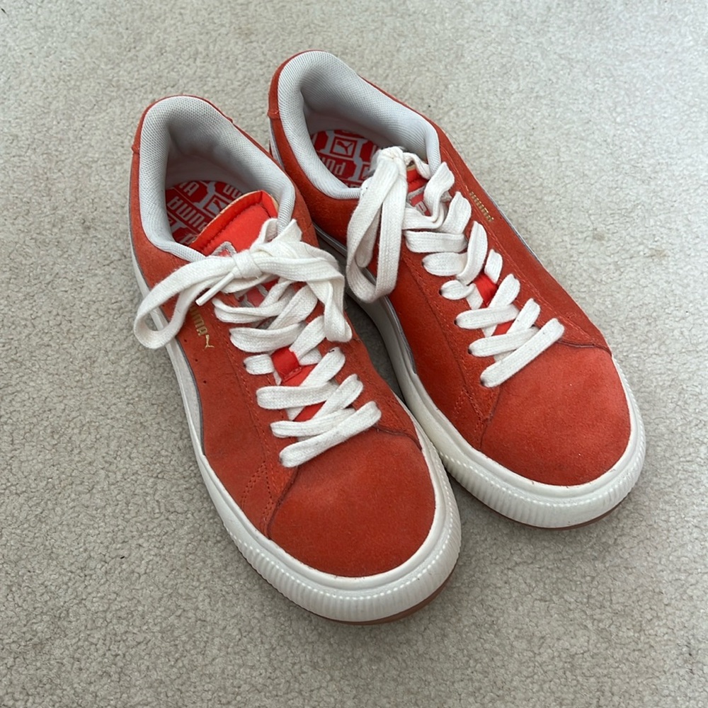 Puma Red Platform Sneakers - Gem